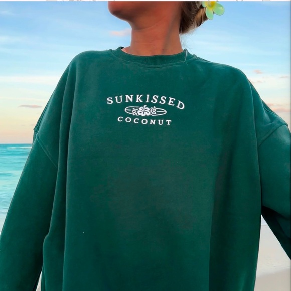 Sunkissed Coconut | Tops | Sunkissed Coconut Logo Sweatshirt | Poshmark
